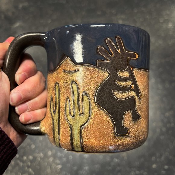 Mara | Art | Mara Mexico Stoneware Etched And Hand Painted Mug ...